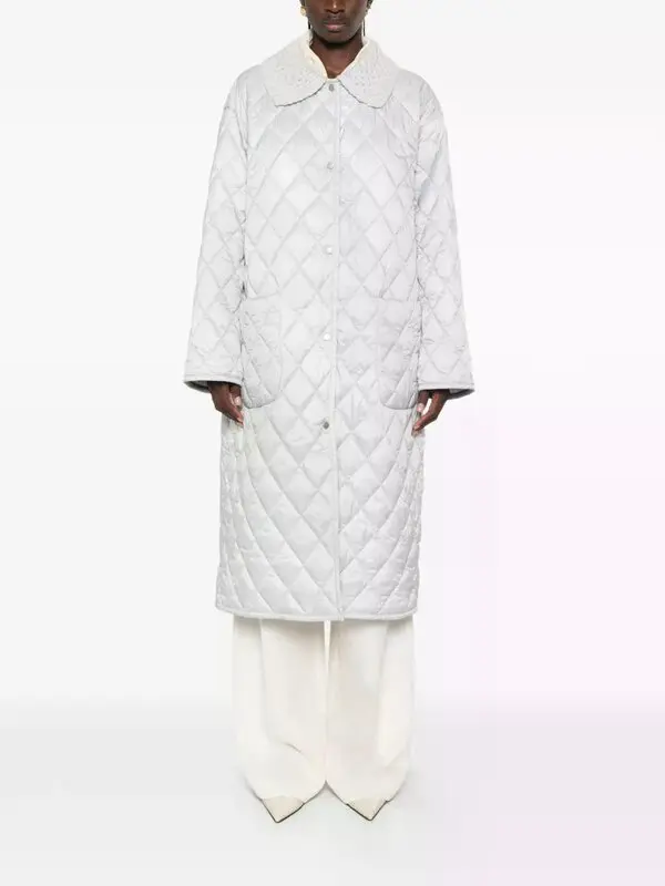 Fabiana Filippi Quilted Knit-collar Coat
