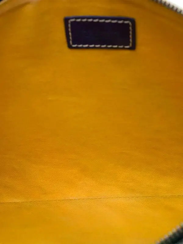 Goyard Coated Canvas Senat Mm Clutch Bag - Blue