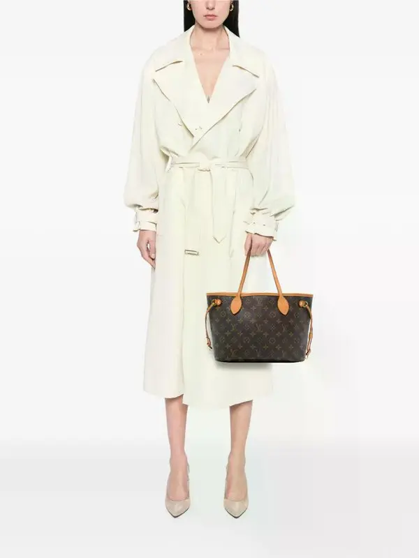 LOUIS VUITTON Monogram Neverfull Pm Tote Bag - Brown