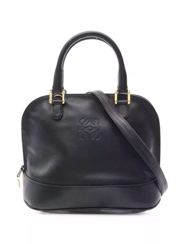 Loewe 2010s Anagram Leather Tote Bag