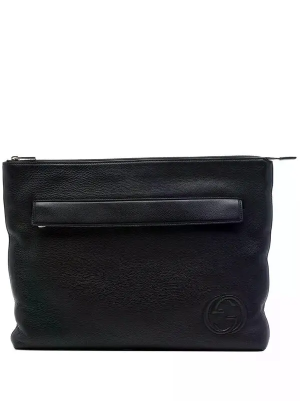 Gucci 2000-2015 Calfskin Soho Clutch Bag