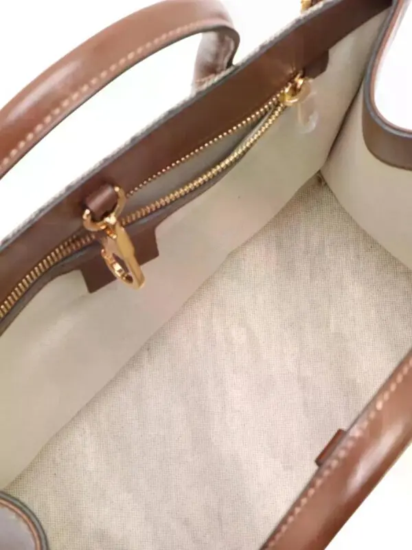 Gucci Gg Supreme Interlocking G Tote Satchel