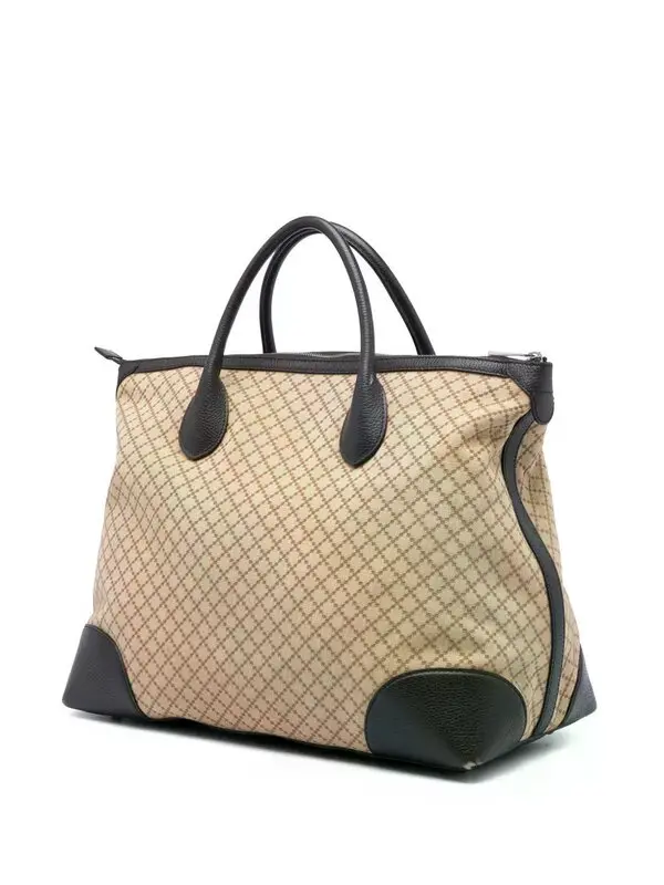 Gucci Diamante Canvas Travel Bag