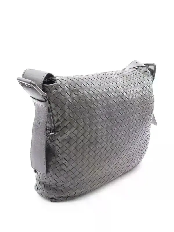 Bottega Veneta 2000s Intrecciato Messenger Bag