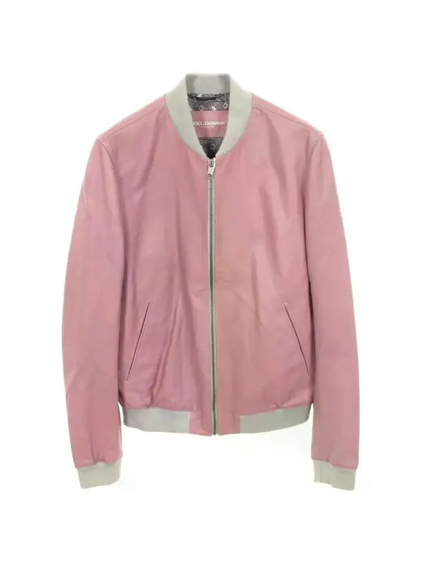 Dolce & Gabbana Lambskin Bomber Jacket