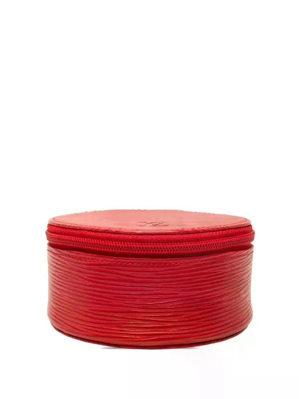 LOUIS VUITTON 1990-2020 Epi Ecrin Bijoux Travel Jewelry Case 10 Pouch - Red