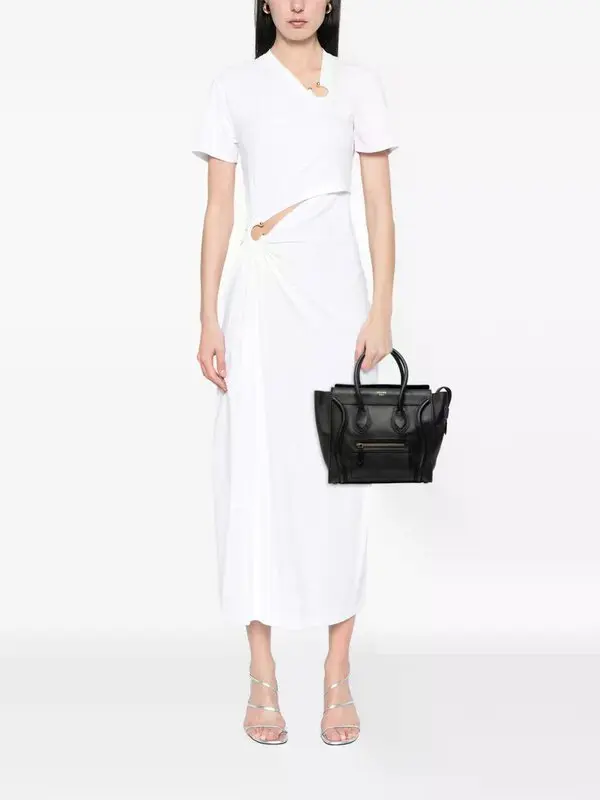 Celine Micro Smooth Calfskin Luggage Tote Bag - Black