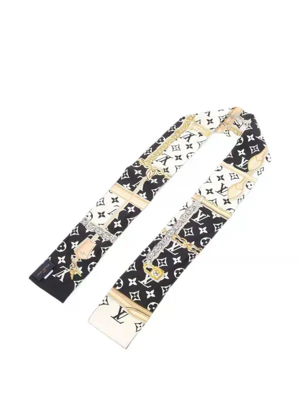 LOUIS VUITTON 2021 Monogram Confidential Bandeau Scarf