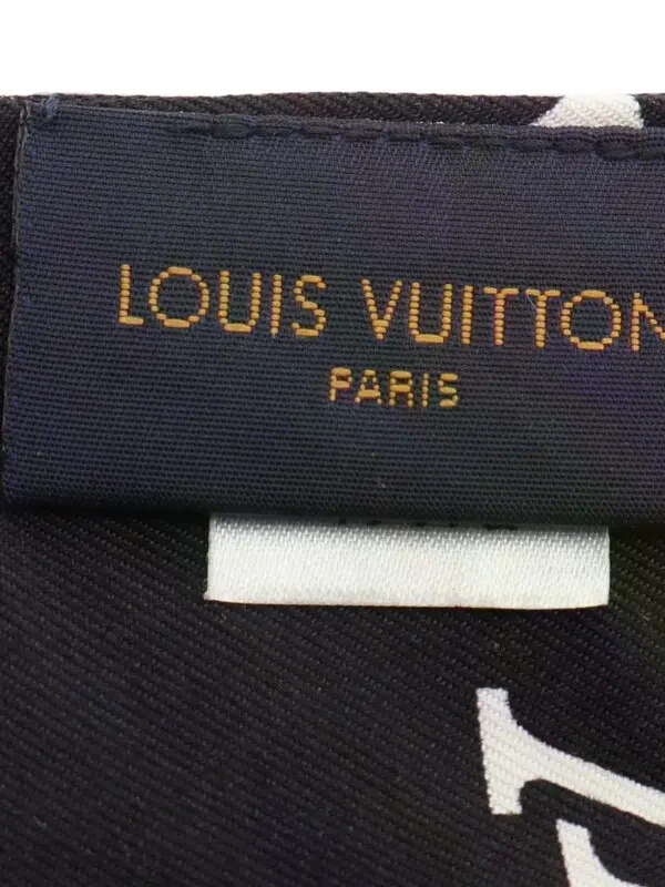 LOUIS VUITTON 2021 Monogram Confidential Bandeau Scarf