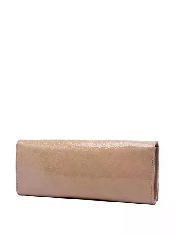 Gucci 2016-2026 Microguccissima Patent Broadway Clutch Bag