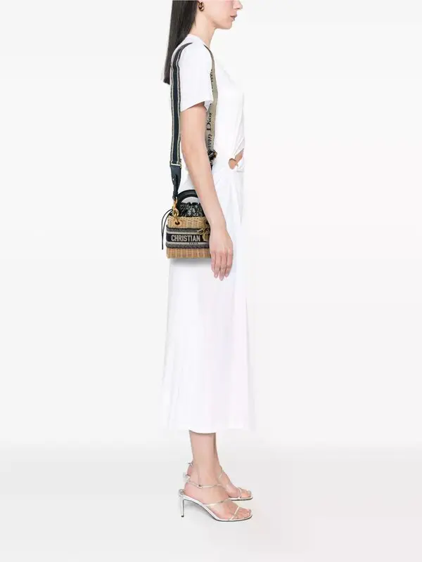 Dior Wicker Oblique Lady Satchel