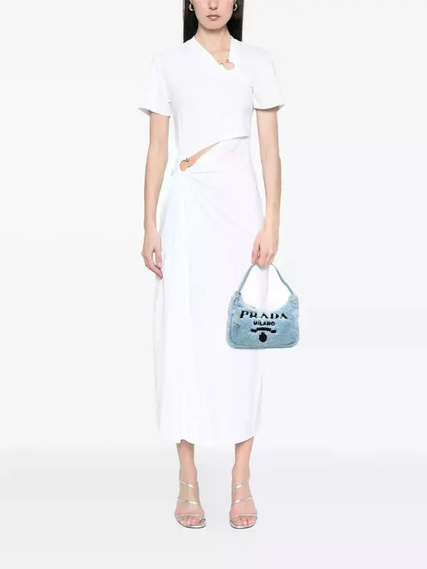 Prada Mini Terry Re-edition 2000 Shoulder Bag - Blue