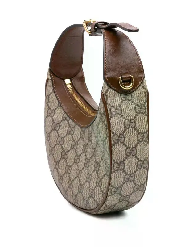 Gucci Mini Gg Supreme Half Moon Satchel