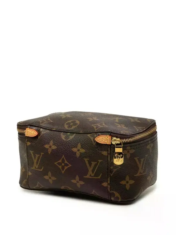 LOUIS VUITTON 2010-2026 Monogram Cube Rangement Pm Vanity Bag - Brown
