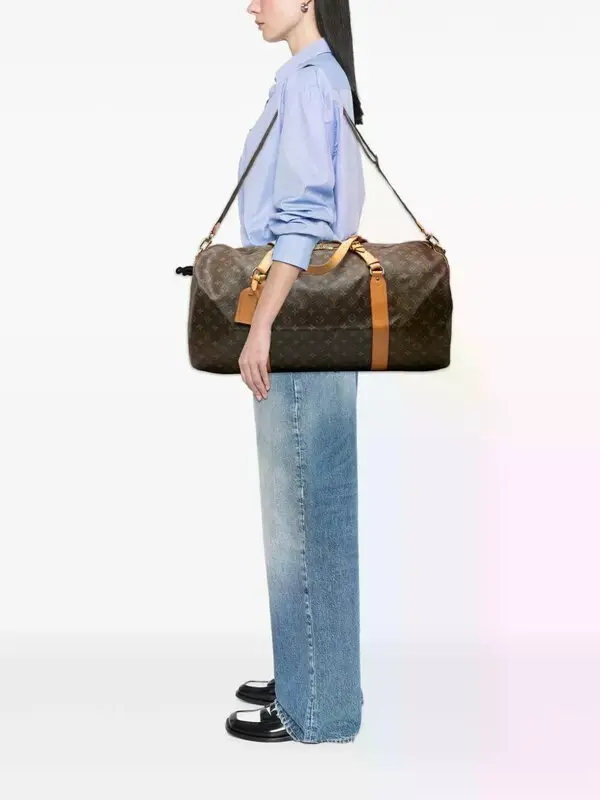 LOUIS VUITTON Monogram Sac Polochon Travel Bag