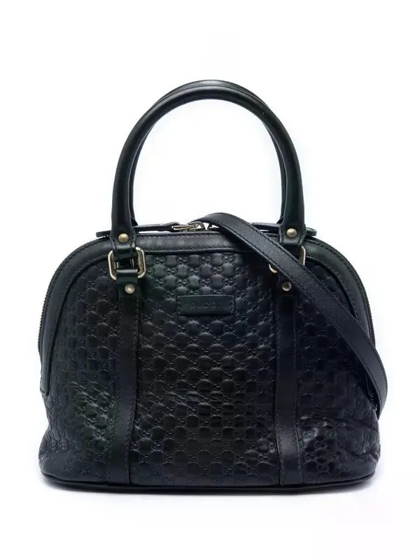 Gucci Microguccissima Dome Satchel - Black