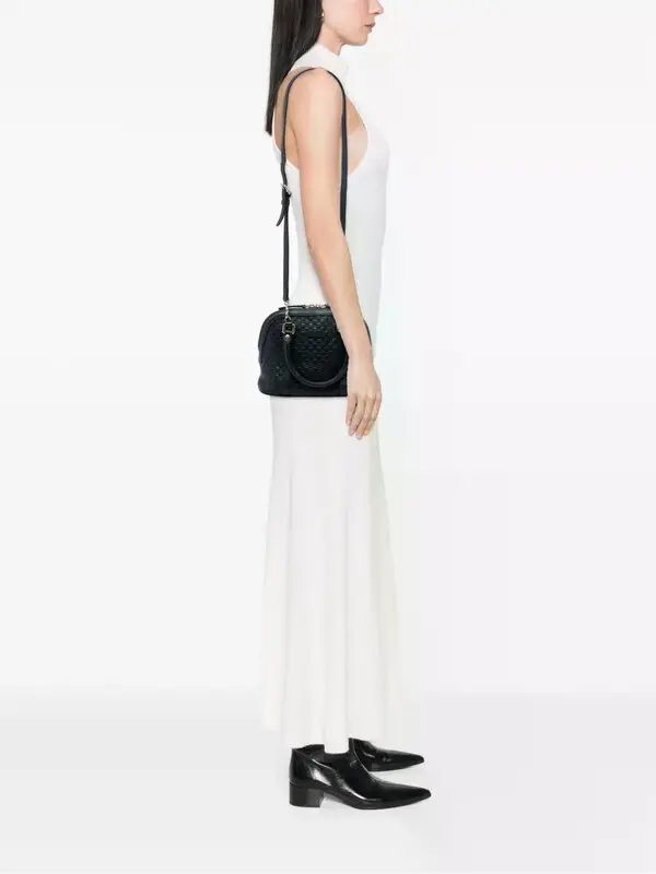 Gucci Microguccissima Dome Satchel - Black