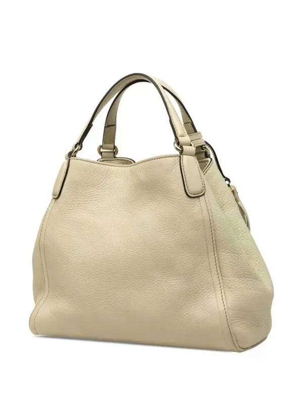 Gucci Small Leather Soho Satchel - Brown