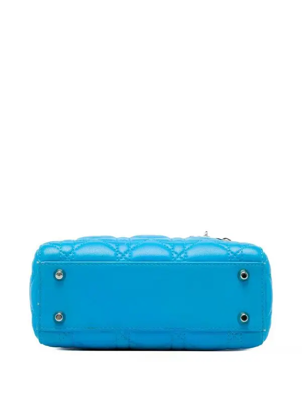 Dior 2014 Mini Lambskin Cannage Lady Satchel