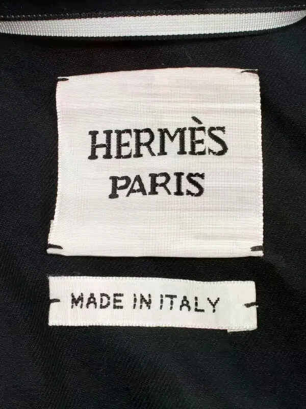 Hermès Embroidered Smocked Jacket