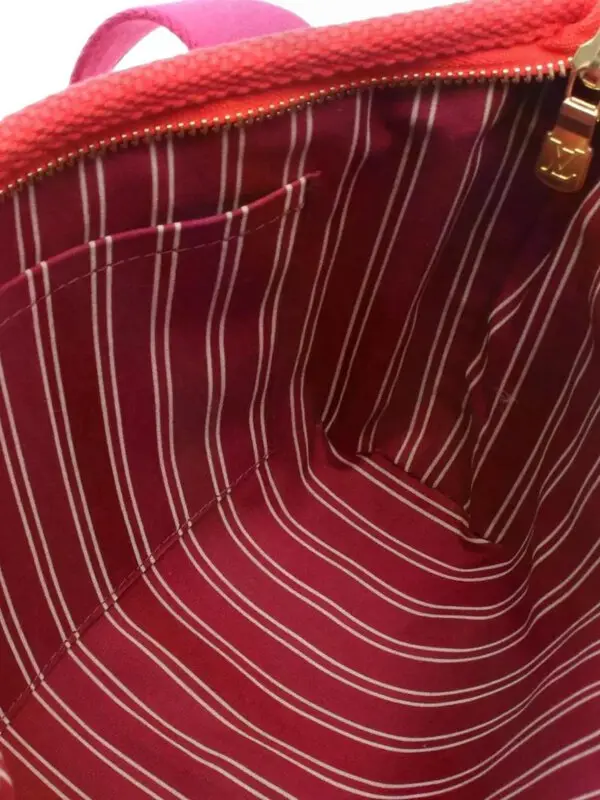 LOUIS VUITTON 2005 Pm Antigua Cabas Tote Bag - Red