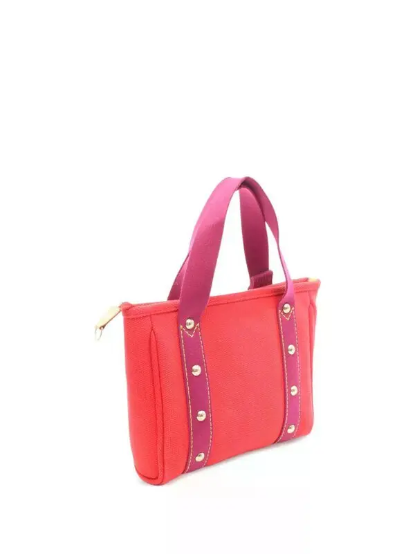 LOUIS VUITTON 2005 Pm Antigua Cabas Tote Bag - Red