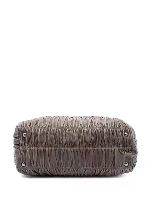 Prada 2000-2026 Nappa Gaufre Ombre Satchel