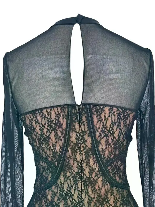 ALEXANDER WANG Lace Panelled Dress
