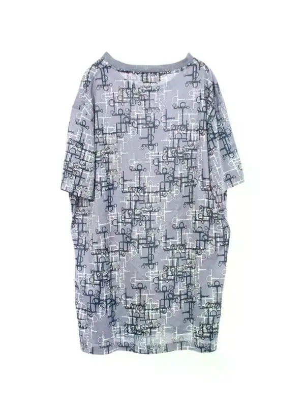 Hermès All-over Pattern T-shirt - Blue