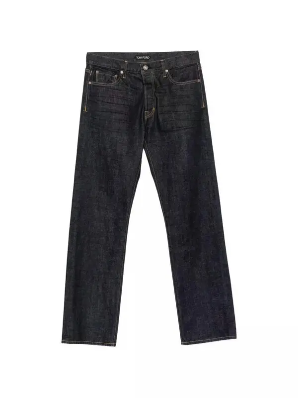 TOM FORD Straight-leg Whiskers-effect Jeans