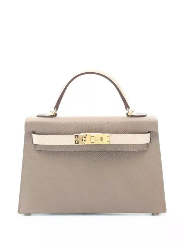 Hermès Mini Kelly Tote Bag - Grey