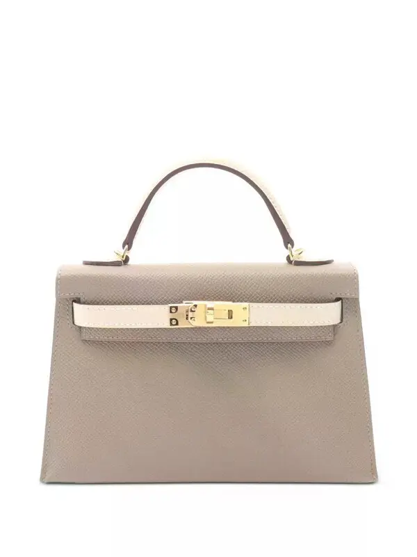 Hermès Mini Kelly Tote Bag - Grey