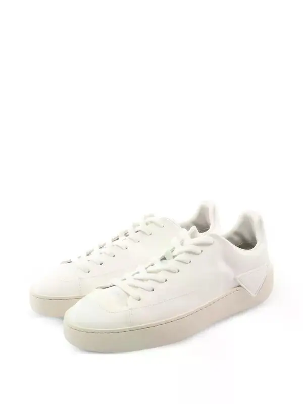 Prada Court Logo-detail Sneakers - White