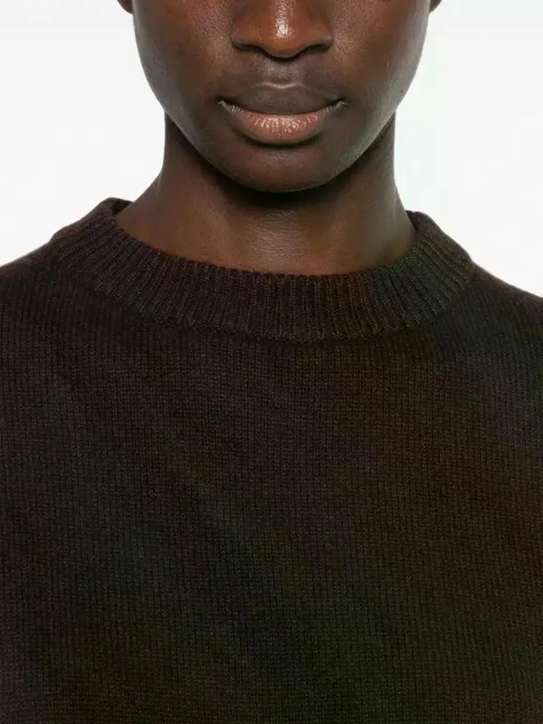 I BLUES Ribbed-trim Crew-neck Sweater