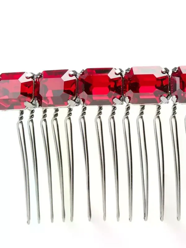 MAISON MICHEL Sofia Crystal-embellished Hair Comb