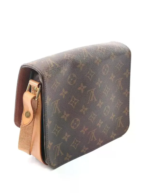 LOUIS VUITTON Monogram Cartesier Mm Shoulder Bag - Brown