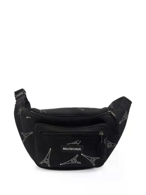 Balenciaga Explorer Crystal-embellished Belt Bag