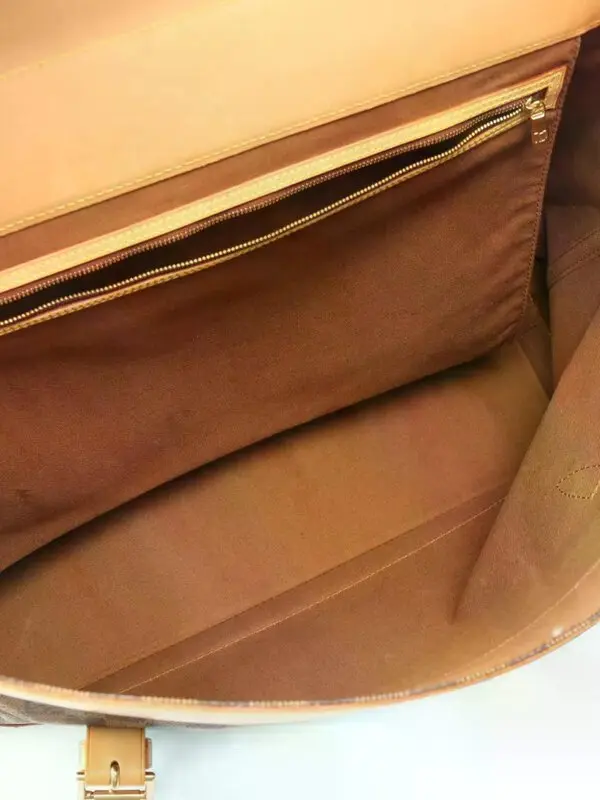 LOUIS VUITTON 1996 Damier Ebene Clipper Boston Bag