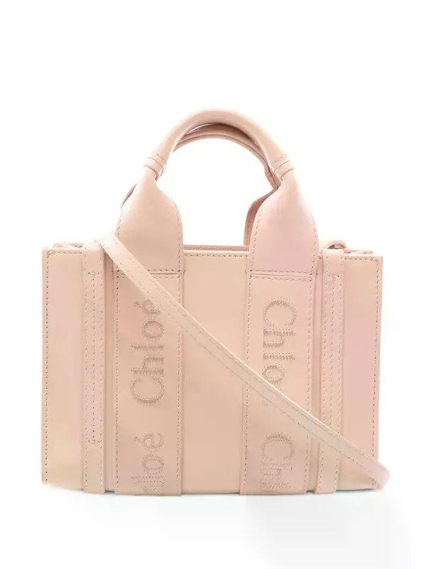 Chloé 2010s Mini Woody Shoulder Bag - Pink
