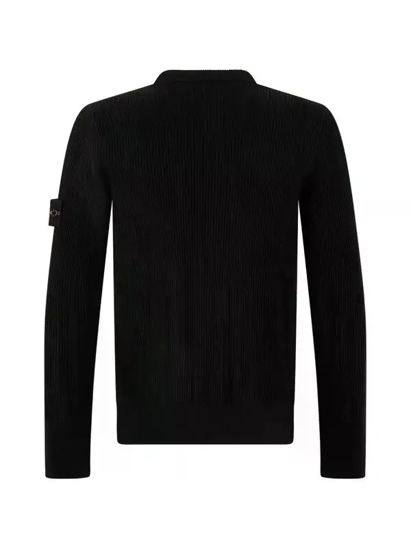Stone Island Rws Wool Jumper - Black