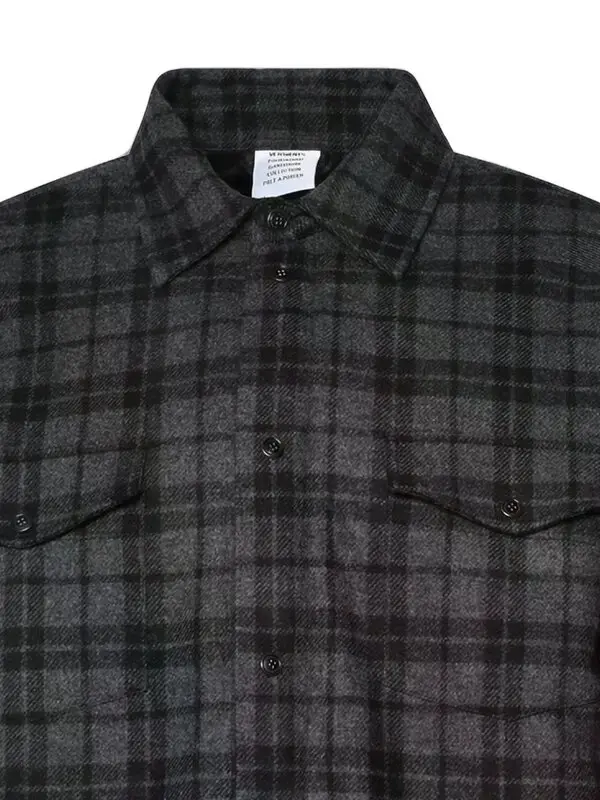 Vetements Padded Check Shirt