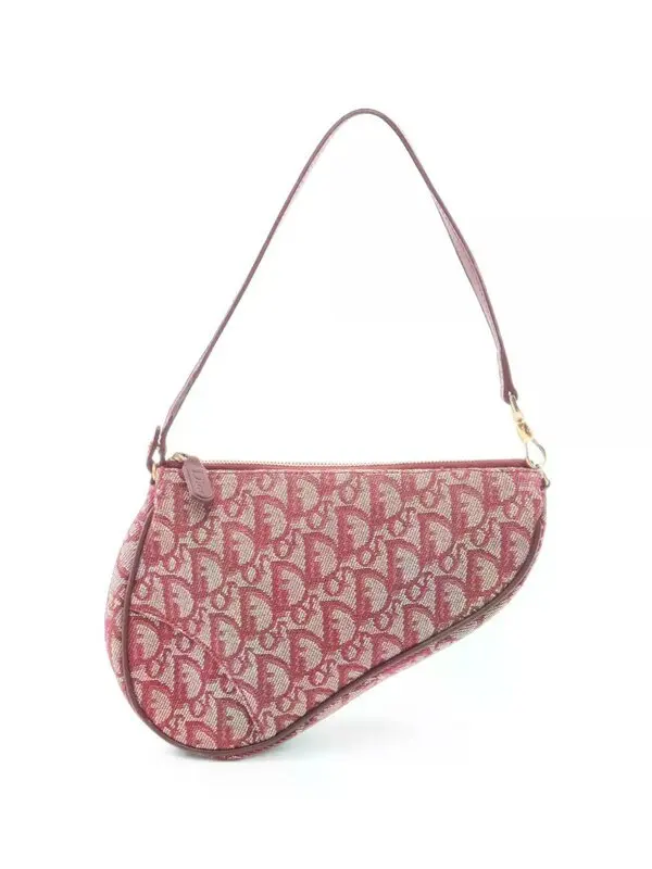 Dior Saddle Tote Bag - Red