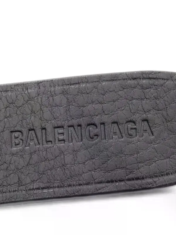 Balenciaga Logo Buckle Belt - Black