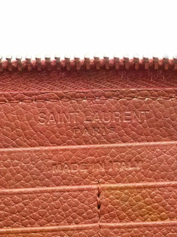 Saint Laurent 2010s Liv Gauche Zip-around Wallet