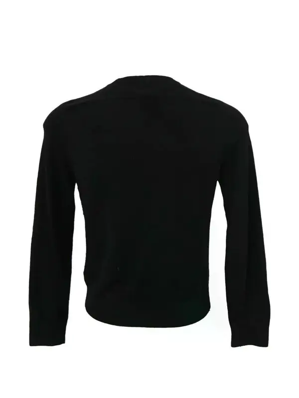 Saint Laurent Crew Neck Long Sleeve Wool Sweater