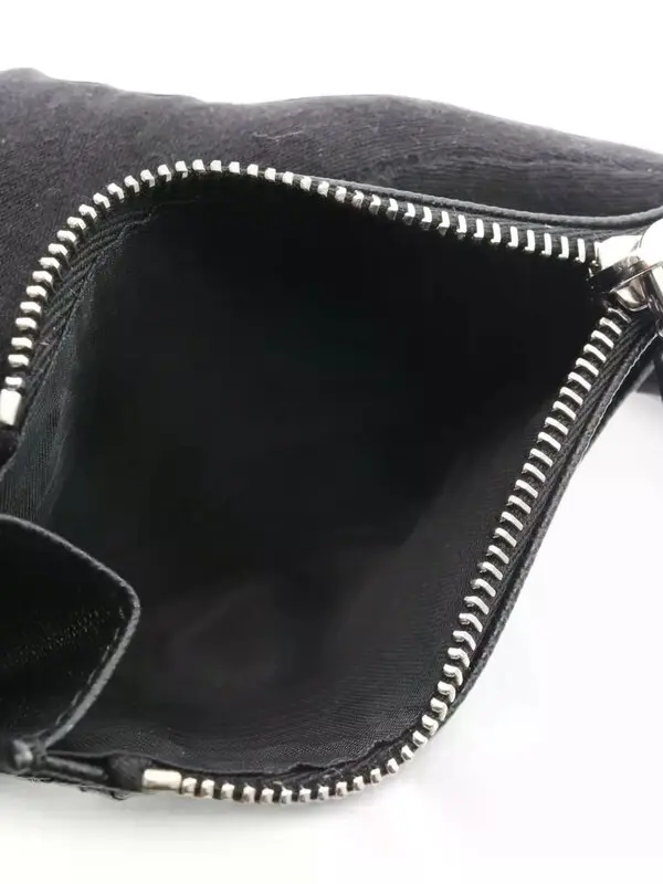 Prada 2020s Saffiano Triangle Card Case