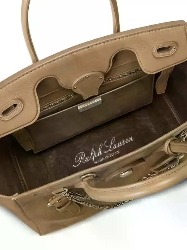 Ralph Lauren Ricky 33 Tote Bag With Charm Detail