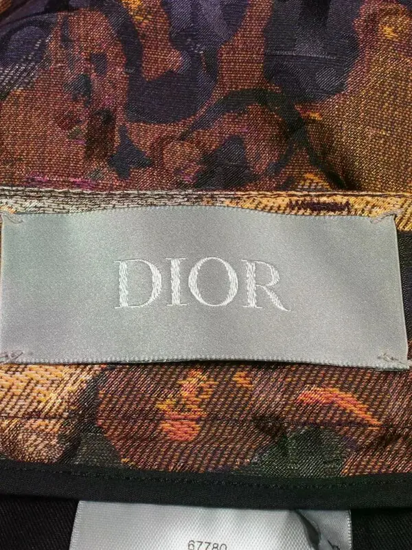Dior X Peter Doig Patterned Bermuda Shorts