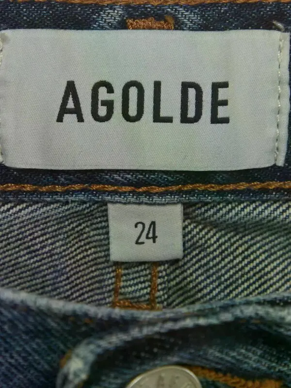 AGOLDE Distressed Straight-fit Jeans
