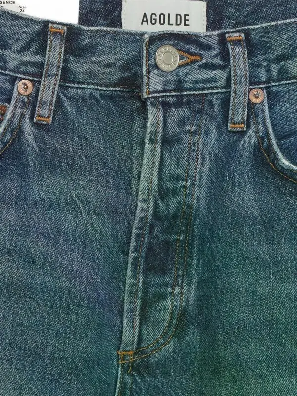 AGOLDE Distressed Straight-fit Jeans
